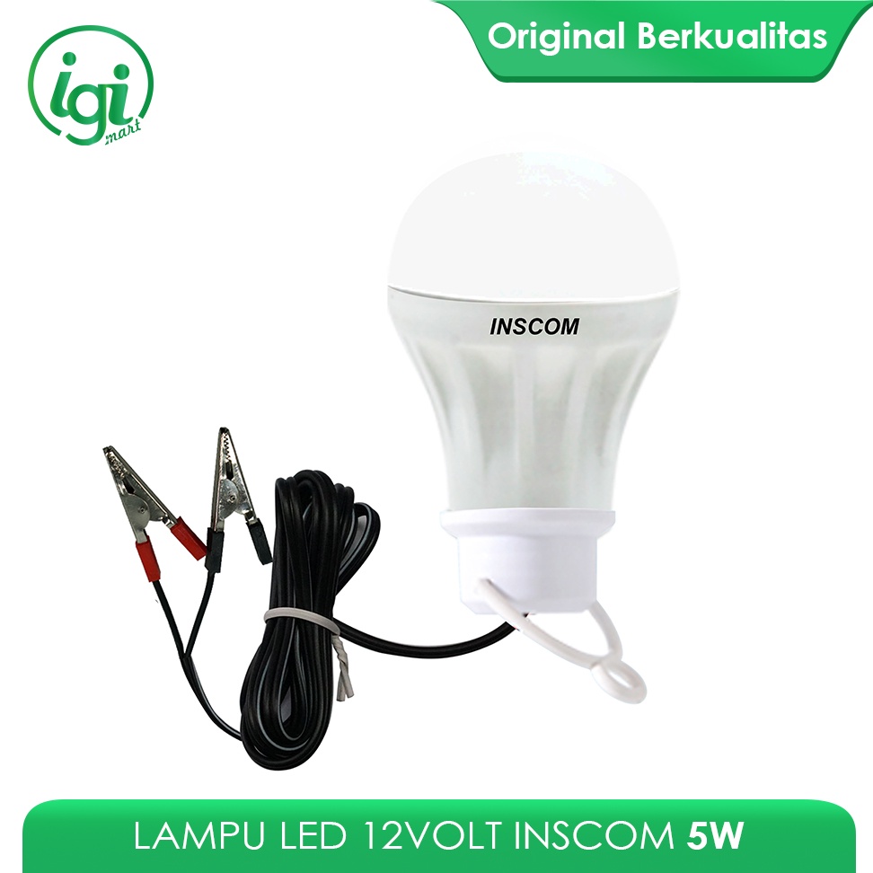 Jual Bohlam Lampu Led Dc 12 Volt 5 Watt Lamp Light 12v 5w Aki Inscom