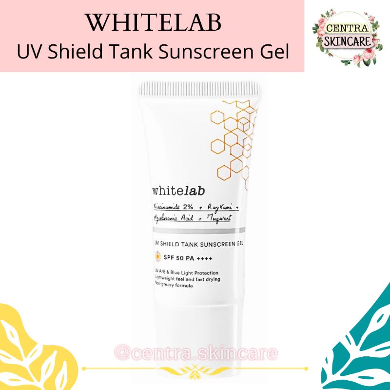 Jual WHITELAB UV Shield Tank Sunscreen Gel SPF50 | Shopee Indonesia