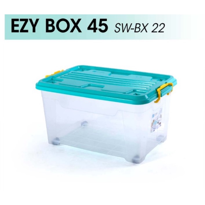 Jual Container box ezy 45 liter kotak plastik biggy vindo | Shopee ...