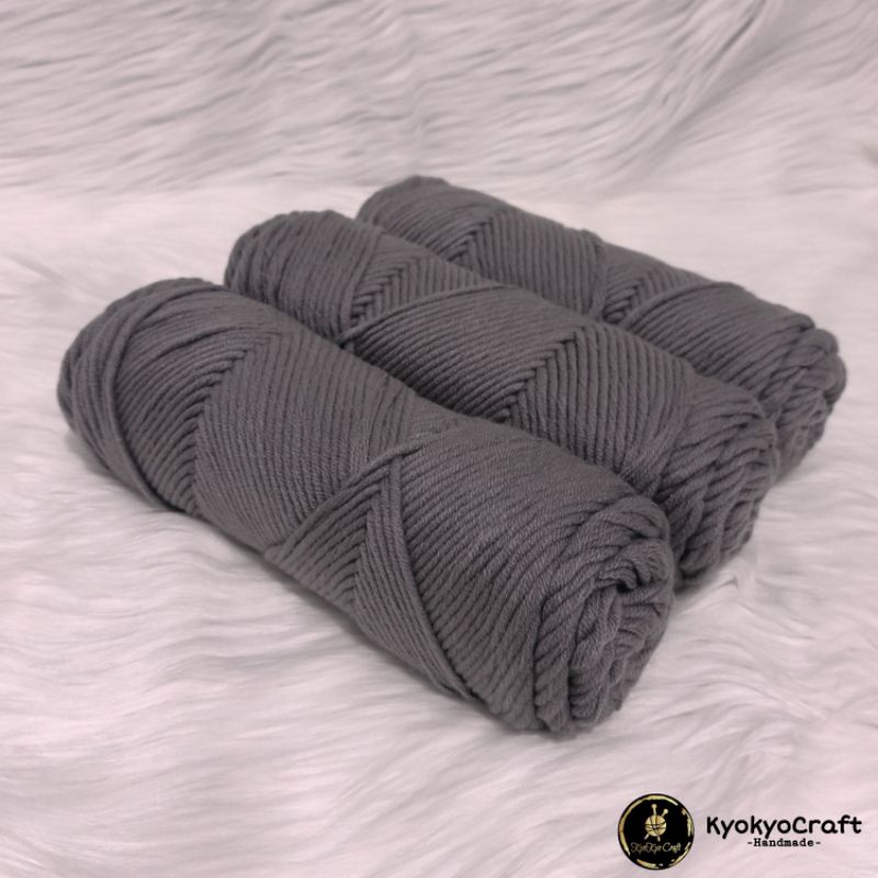 Jual Benang Bulky Acrylic Abu Sedang | Shopee Indonesia