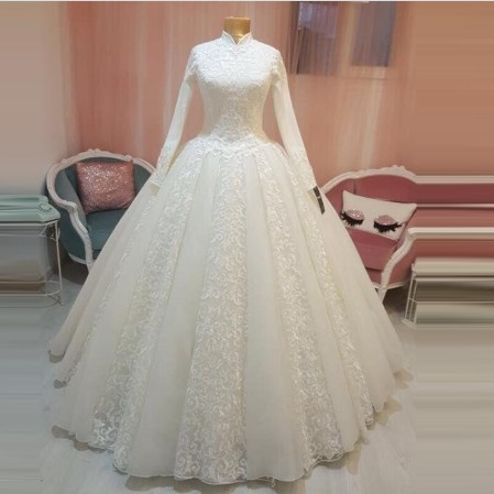 Jual Gaun Pengantin Arab Islamic Muslim Wedding Dress Arab Ball Gown ...