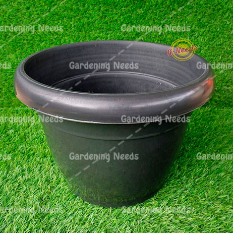 Jual Pot Tanaman / Pot Bunga Plastik Tulip 30 Hitam Tebal | Shopee ...