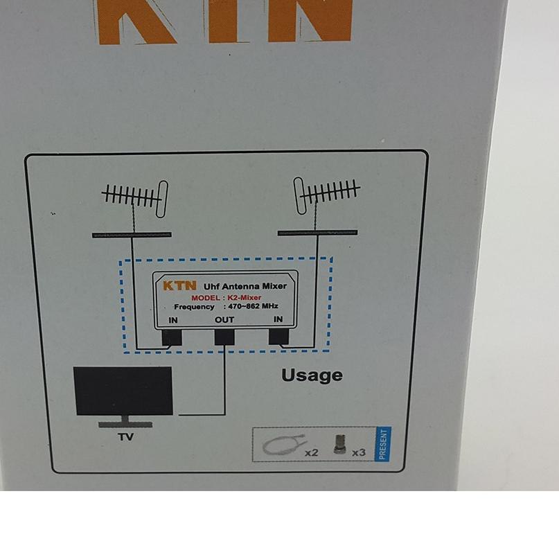 Jual KITANI 2 antena UHF jadi 1 ( UHF Digital Antenna Mixer ) | Shopee ...