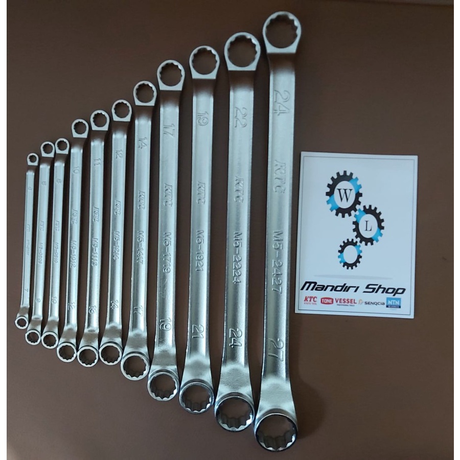 Jual PAKET KUNCI RING RING SET ISI 11 PC KTC | Shopee Indonesia