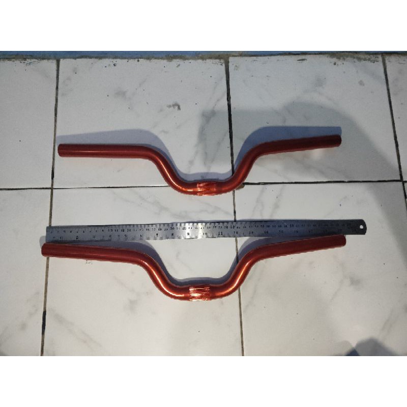 Jual handlebar fixie atau Stang Sepeda fixie alloy warna merah | Shopee Indonesia