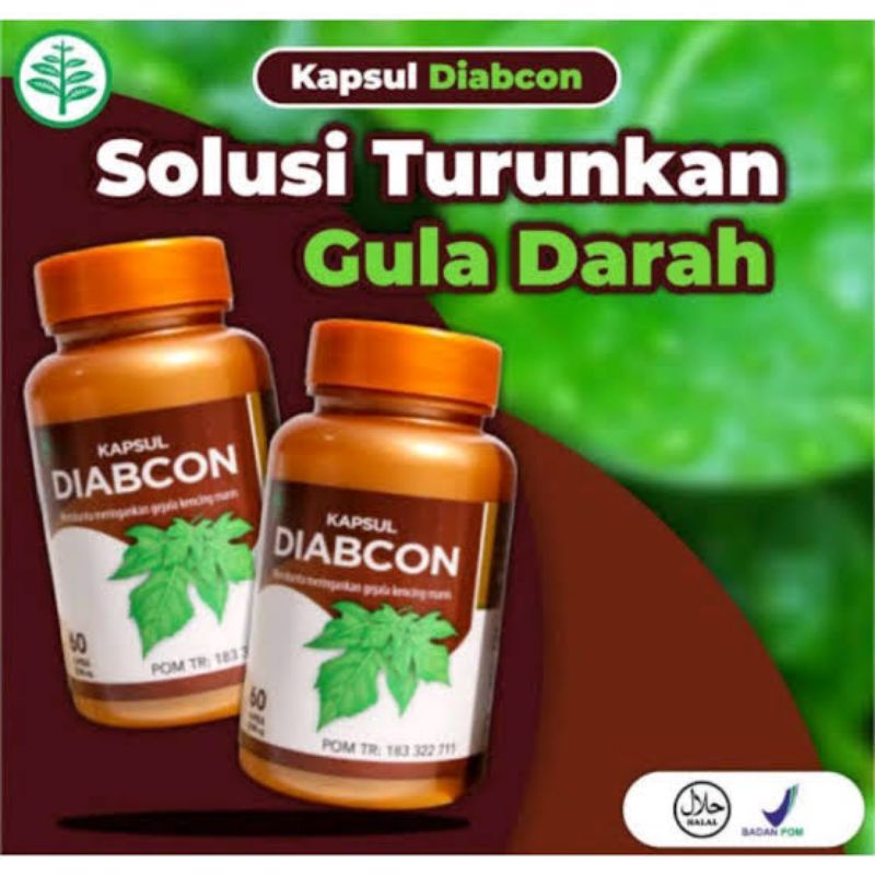Jual DIABCON ORIGINAL 100% HERBAL OBAT DIABETES GULA DARAH KENCING ...