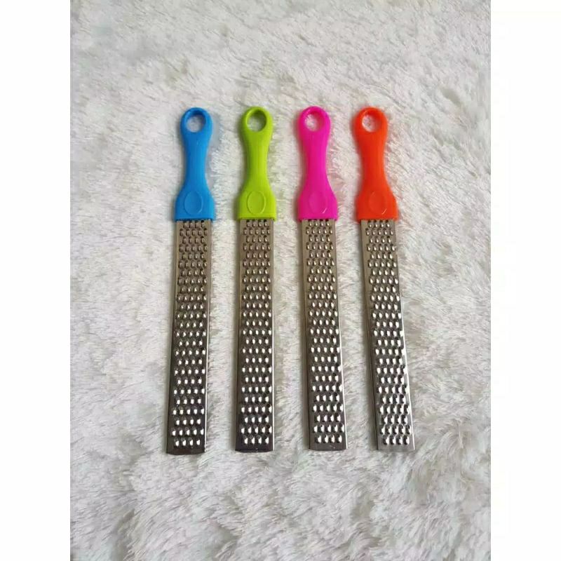 Jual Alat Parutan Keju Panjang Warna Kecil Stainless Gagang Plastik ...