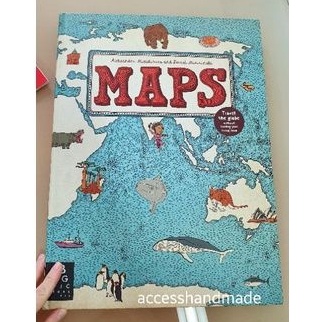 Jual Maps Big Picture Map Children Book ORI ENGLISH FULL COLOUR buku ...
