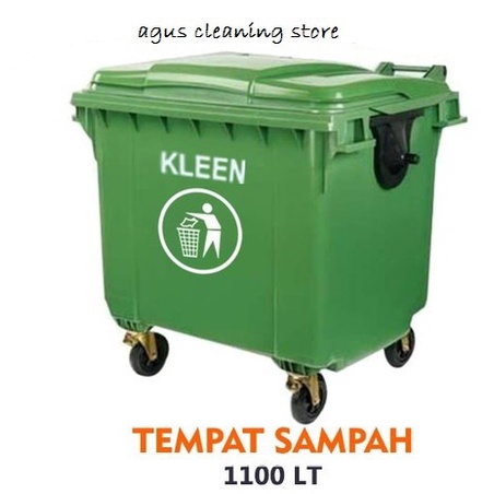 Jual Tempat Sampah Besar 1100 Liter Kleen | Shopee Indonesia