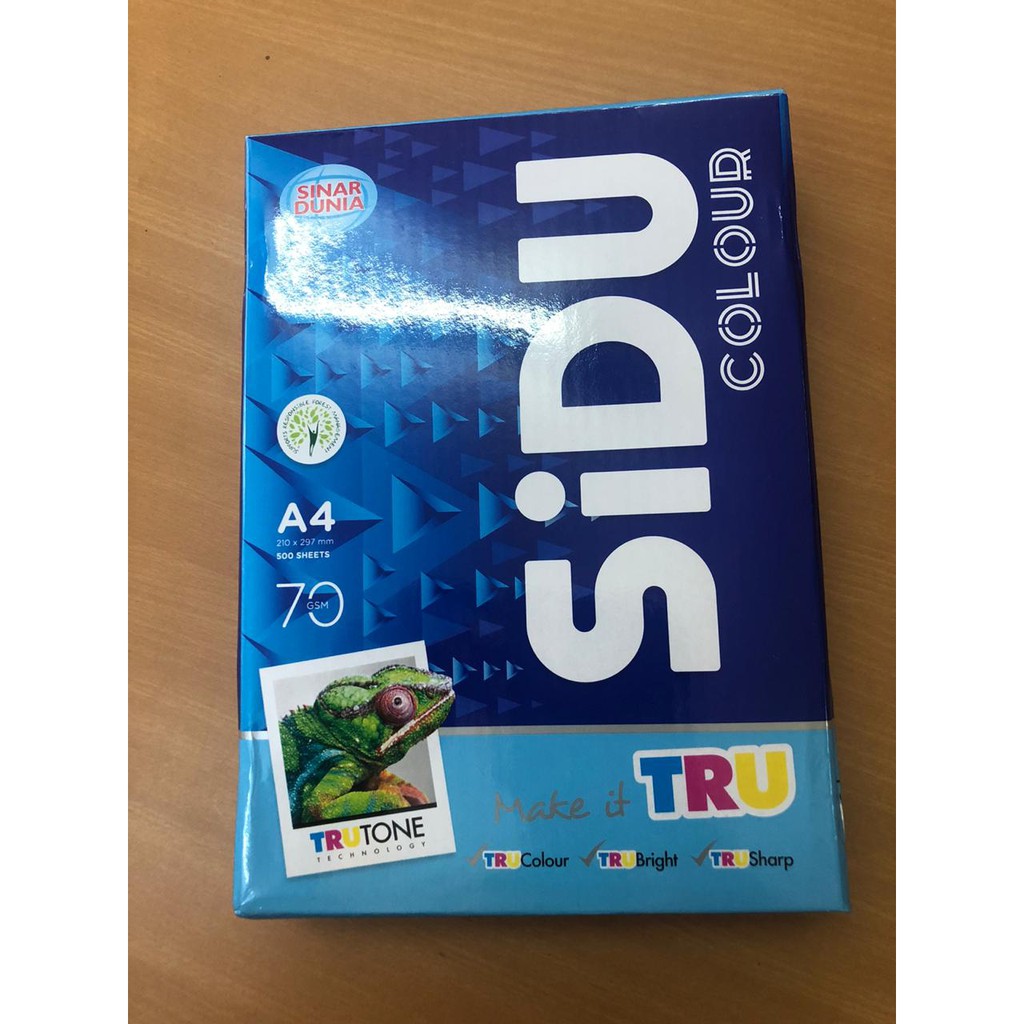 Jual SIDU KERTAS HVS WARNA BIRU 70 Gr A4 | Shopee Indonesia