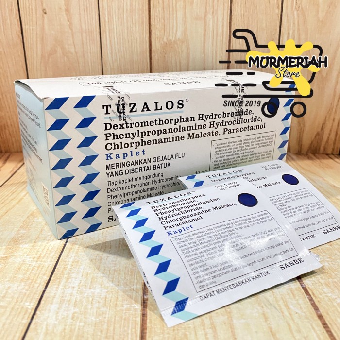 Jual TUZALOS STRIP isi 4 kaplet-Obat Flu & Batuk disertai Alergi ...