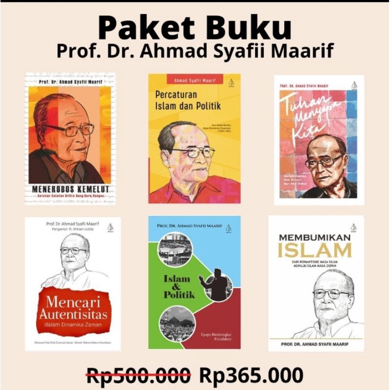 Jual Paket Buku buya syafii Maarif | Shopee Indonesia
