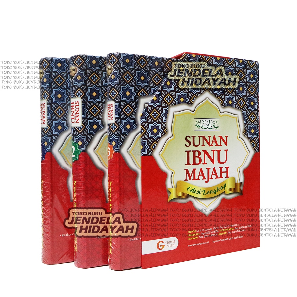 Jual 1 SET - Sunan Ibnu Majah 3 Jilid - Abu Abdullah Muhammad bin Yazid al-Qazwini - Gema Insani ...