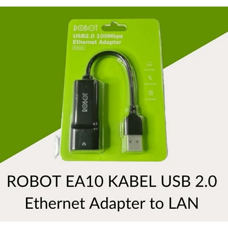 Jual ROBOT EA10 KABEL USB 2.0 Ethernet Adapter to LAN | Shopee Indonesia