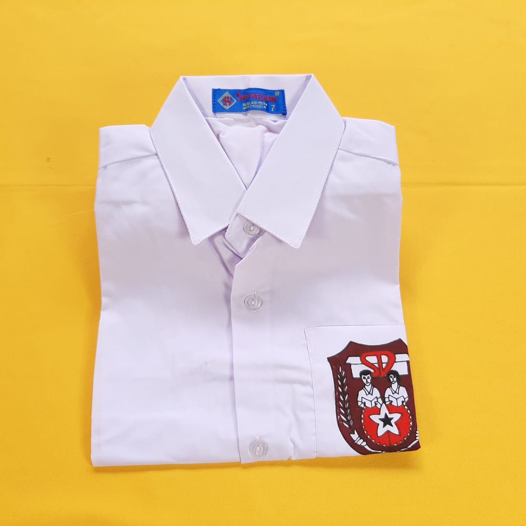 Jual Baju Seragam Sekolah SD Lengan Pendek Merek Seragam | Shopee Indonesia