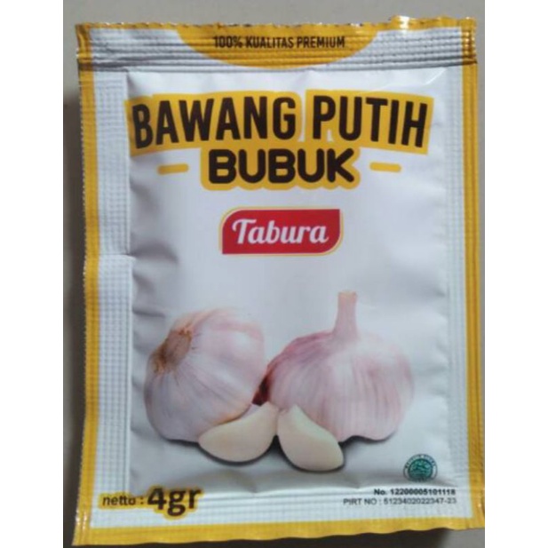 Jual Bawang Putih Bubuk Tabura 4 gr x 5 sachet - Sembako Jogja | Shopee Indonesia