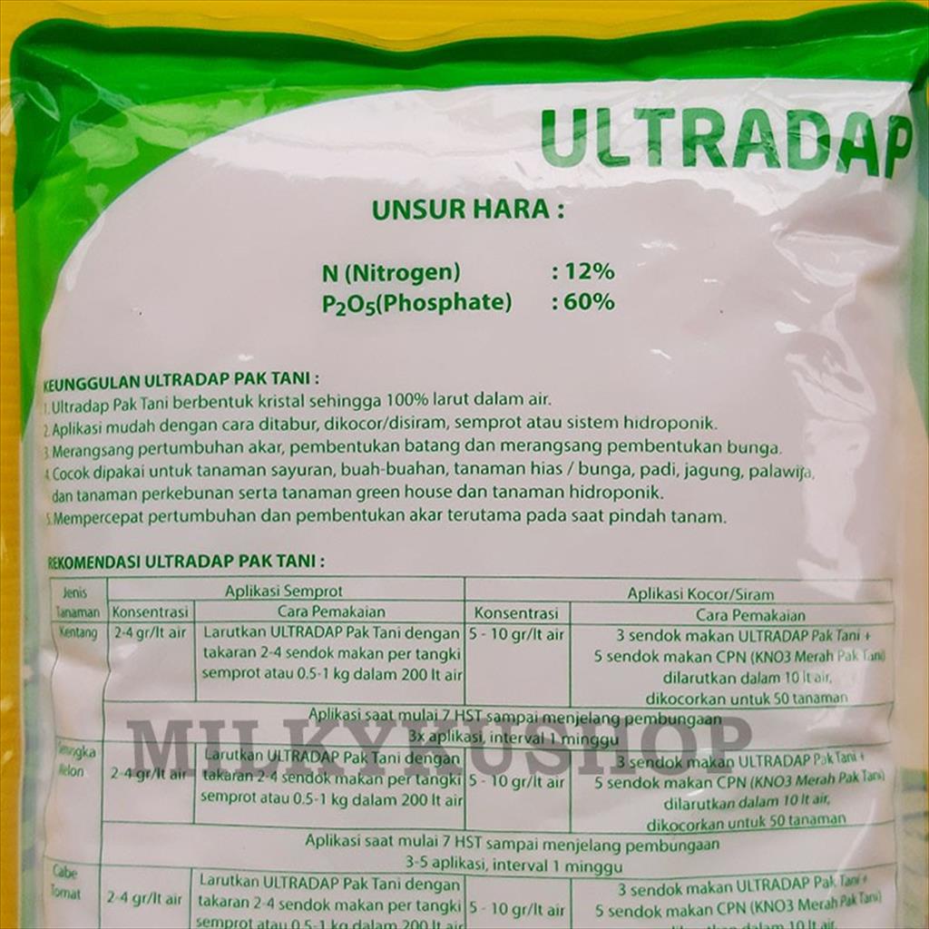 Jual PUPUK ULTRADAP PAK TANI KEMASAN PABRIK 1 KG | Shopee Indonesia