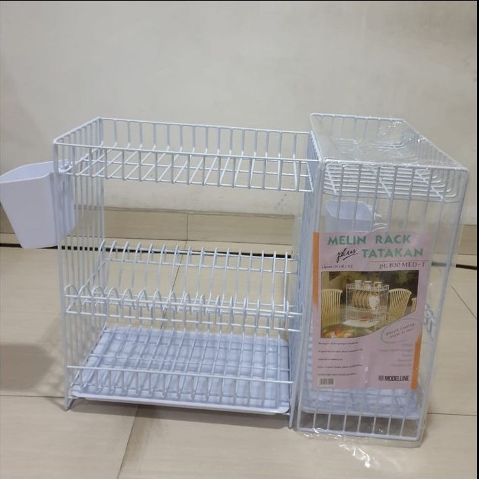 Jual Rak Piring Besi 3 Susun Dengan Tatakan Melin B30Medt Modelline ...