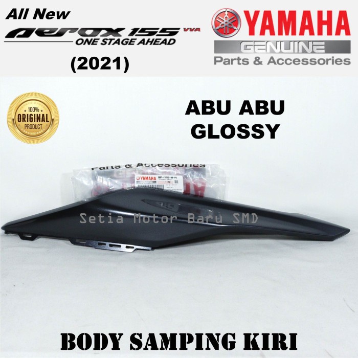 Jual Body Bodi Samping Kiri Left LH Abu Glossy Motor Yamaha All New ...