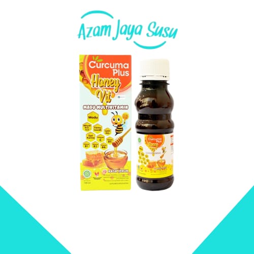 Jual Curcuma Plus Honey Vit Madu Multivitamin Rasa Original 100ml ...