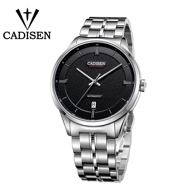 Jual CADISEN Asli Merek Jam Tangan Pria Tanggal Otomatis Angin Otomatis ...
