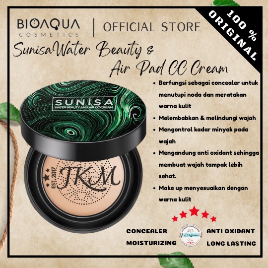 Jual SUNISA CC CREAM BPOM ORIGINAL SUNISA WATER BEAUTY AND AIR PAD CC ...
