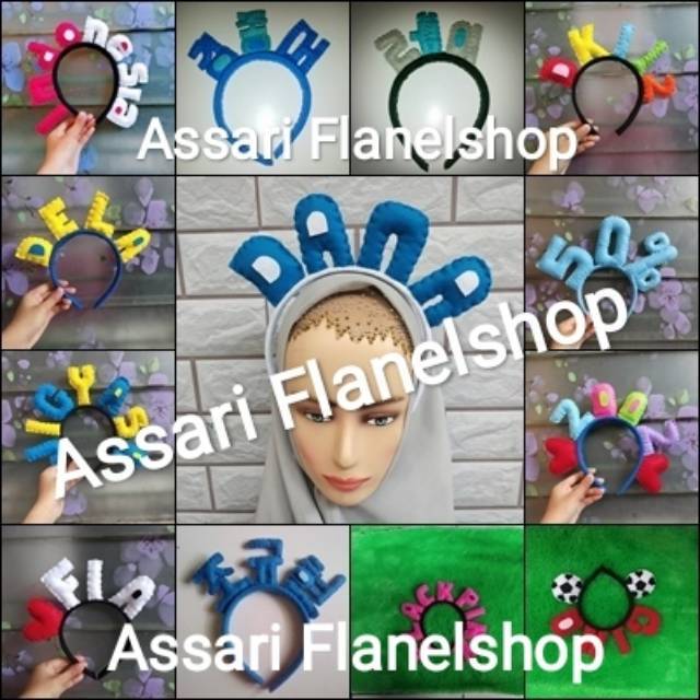 Jual Bando nama huruf angka tulisan untuk event konser | Shopee Indonesia