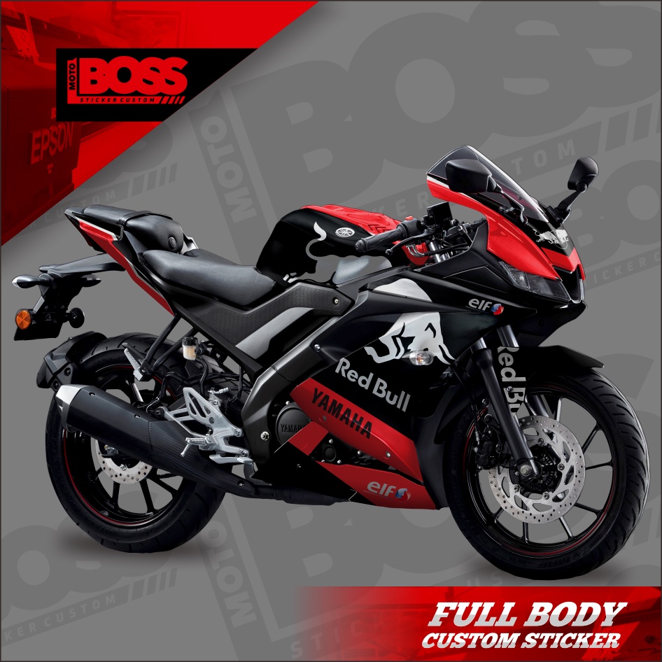Jual Decal Sticker Yamaha R15 V3 Full Body Striping dekal stiker Full ...