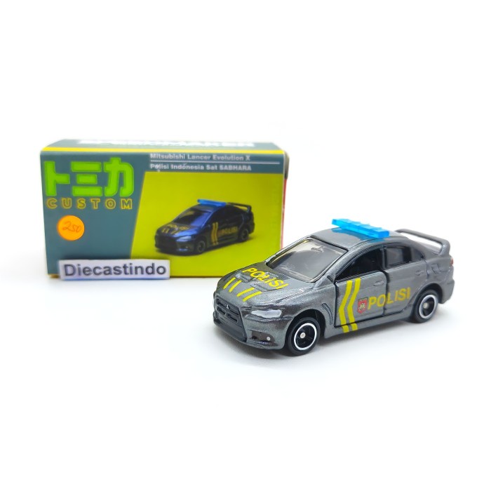 Jual Tomica 39 Mitsubishi Lancer Evolution X Custom Polisi ...