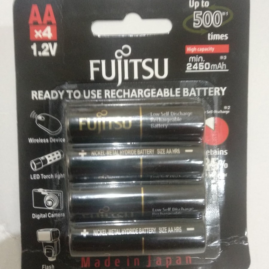 Jual Baterai Cas Fujitsu 2450 mAh AA Black Batre Cas AA Fujitsu 2450Mah ...
