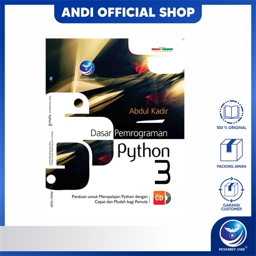 Jual Penerbit Andi - Dasar Pemrograman Python 3 | Shopee Indonesia