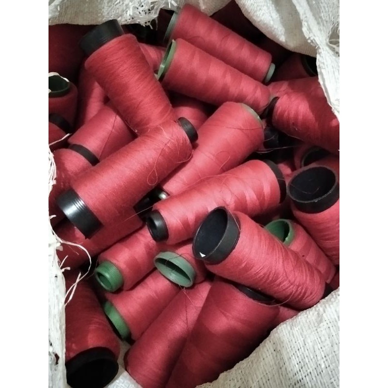 Jual benang jahit warna merah, kiloan | Shopee Indonesia