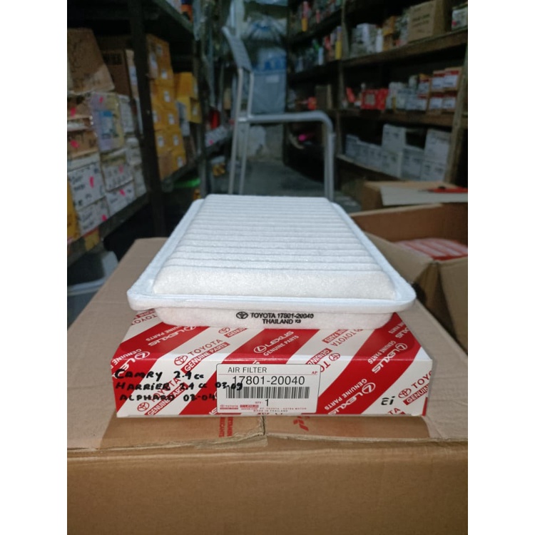 Jual Filter udara Toyota Camry 2.4CC Harrier 2.4CC 03-09 17801-20040 ...