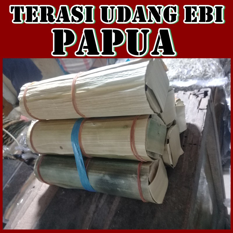 Jual Terasi Udang Ebi Asli Sorong Papua rasa enak dan mantap oleh oleh ...