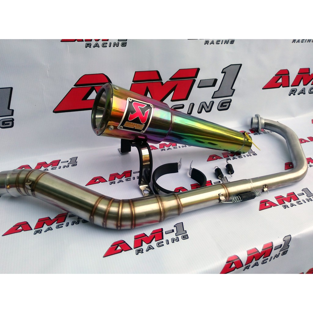 Jual Kenalpot Knalpot Racing Akrapovic Gp M1 Pedrosa Pelangi R15 VVA V2 V3 Vixion NVA NVL new ...