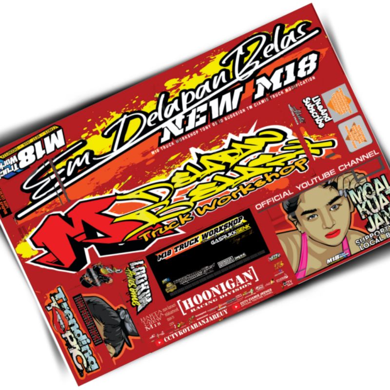 Jual Stiker Truk Wahyu Abadi | Trending Topic Hm Cabe Untuk miniatur ...