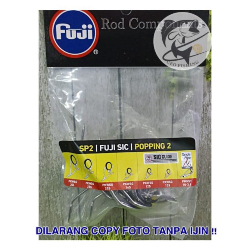 Jual Ring Fuji Sic Guide Popping SP2 2 Rod Component | Shopee Indonesia
