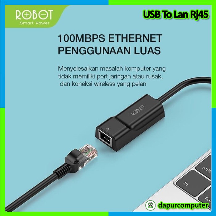 Jual USB TO LAN Robot EA10 Converter RJ45 lan to usb ethernet adapter Murah | Shopee Indonesia