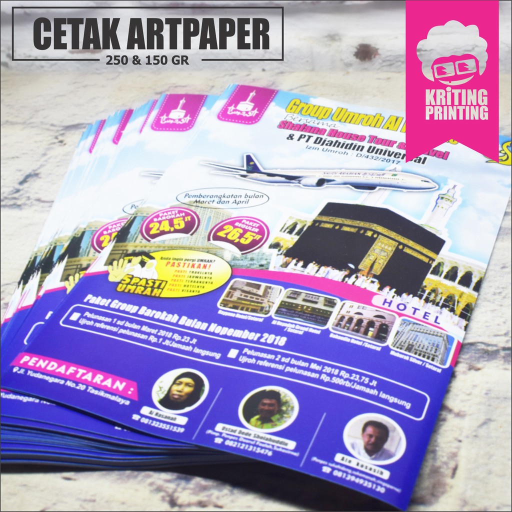 Jual Cetak Menu, Sertifiak, Piagam, Bahan Artpapaer ukuran A3 | Shopee ...