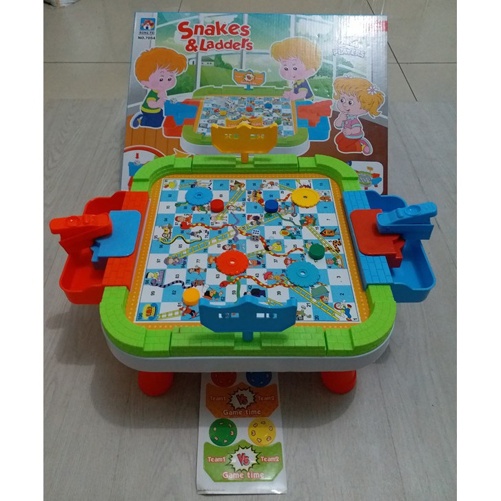 Jual MAINAN MEJA ULAR TANGGA SNAKES & LEDDERS FAMILY GAME FUN TABLE NO ...