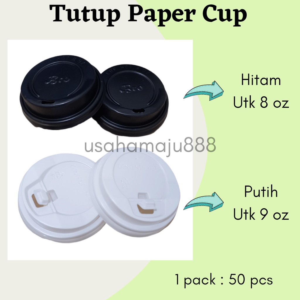 Jual Tutup Paper Cup 8 oz 9 oz / Sedotan Paper Cup 12 cm | Shopee Indonesia