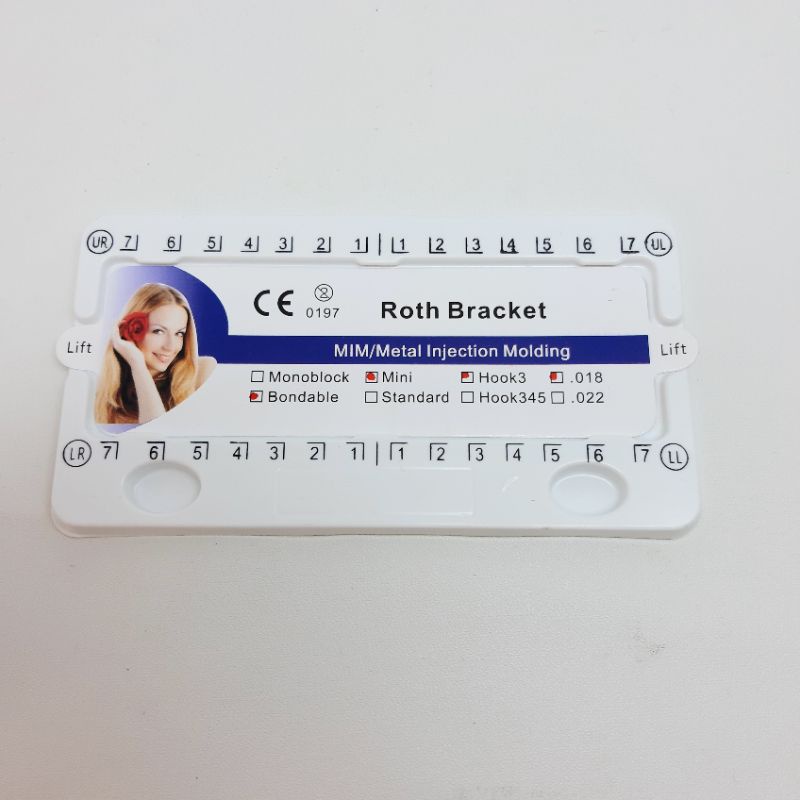 Jual bracket metal orthodontic / behel ROTH MIM | Shopee Indonesia