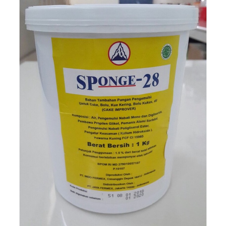 Jual Cake Emulsifier Sponge 28 (Kemasan 100g) | Shopee Indonesia