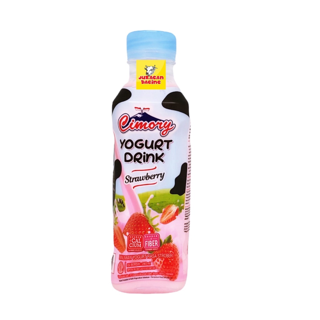 Jual Cimory Yogurt Drink Strawberry 240ml | Shopee Indonesia