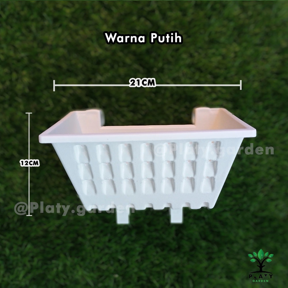 Jual Pot Dinding / Argo Warna Hitam, Terracotta & Putih | Merk Budi ...