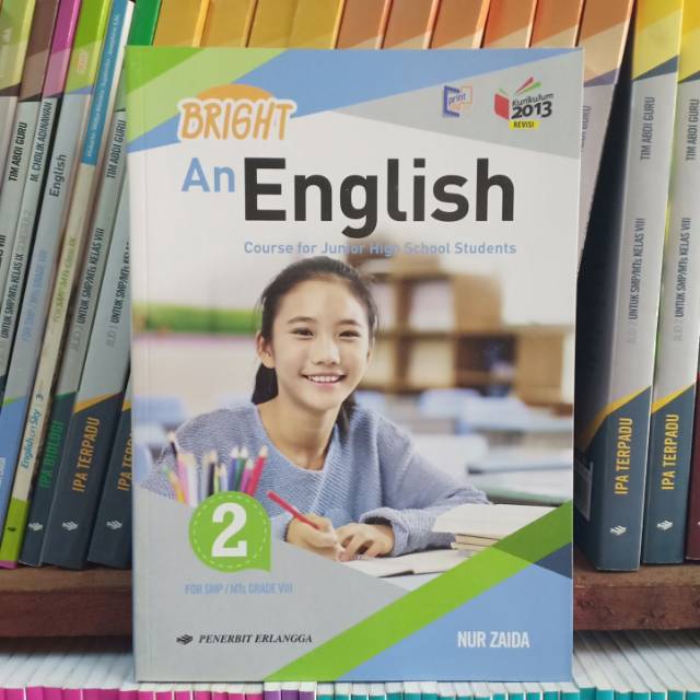 Jual Buku English Bright Kelas 2 / VIII SMP K13N Erlangga Bahasa Inggris LAMA | Shopee Indonesia
