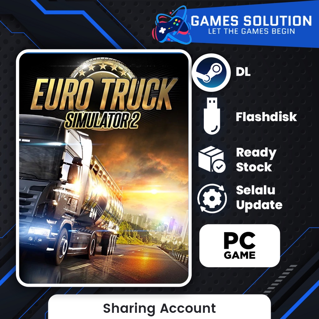 Jual EURO TRUCK SIMULATOR 2 PC GAME ORIGINAL | Shopee Indonesia