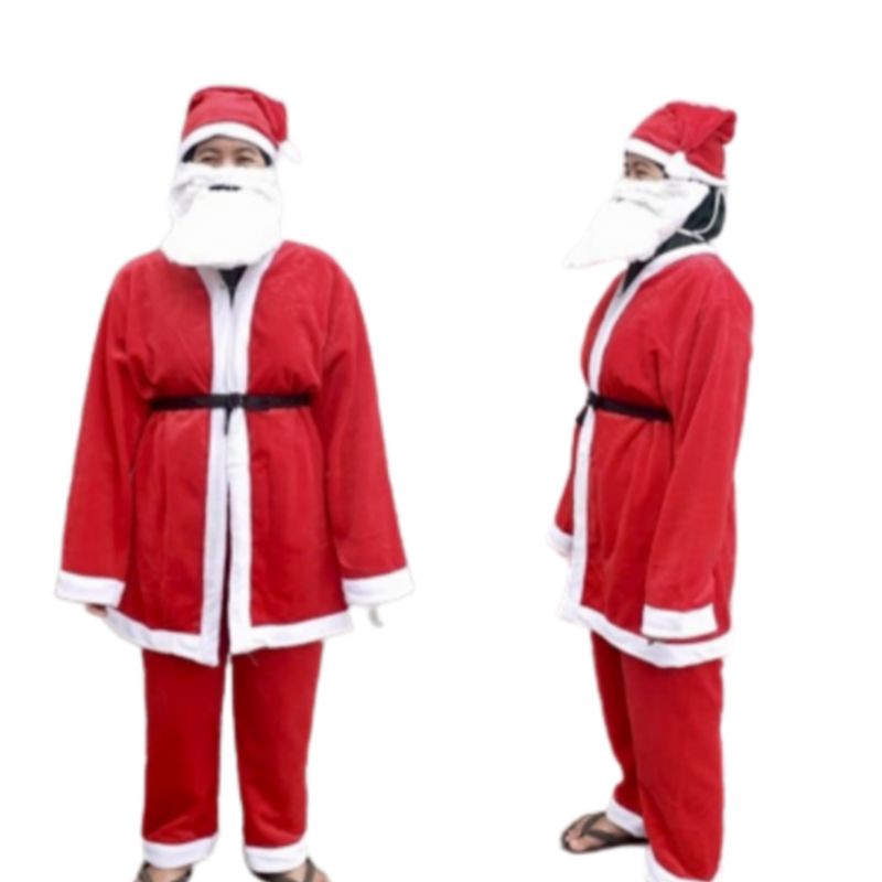 Jual Kostum Baju Sinterklas Dewasa | Kostum Natal | Baju Santa Claus ...