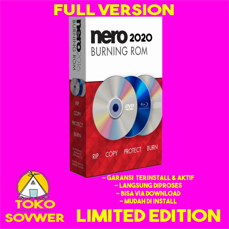 Jual Nero Burning ROM 2020 CD DVD Burner FULL VERSION GARANSI AKTIF ...