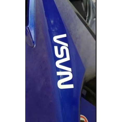 Jual stiker cutting logo NASA variasi motor racing Kren kekinian viral ...